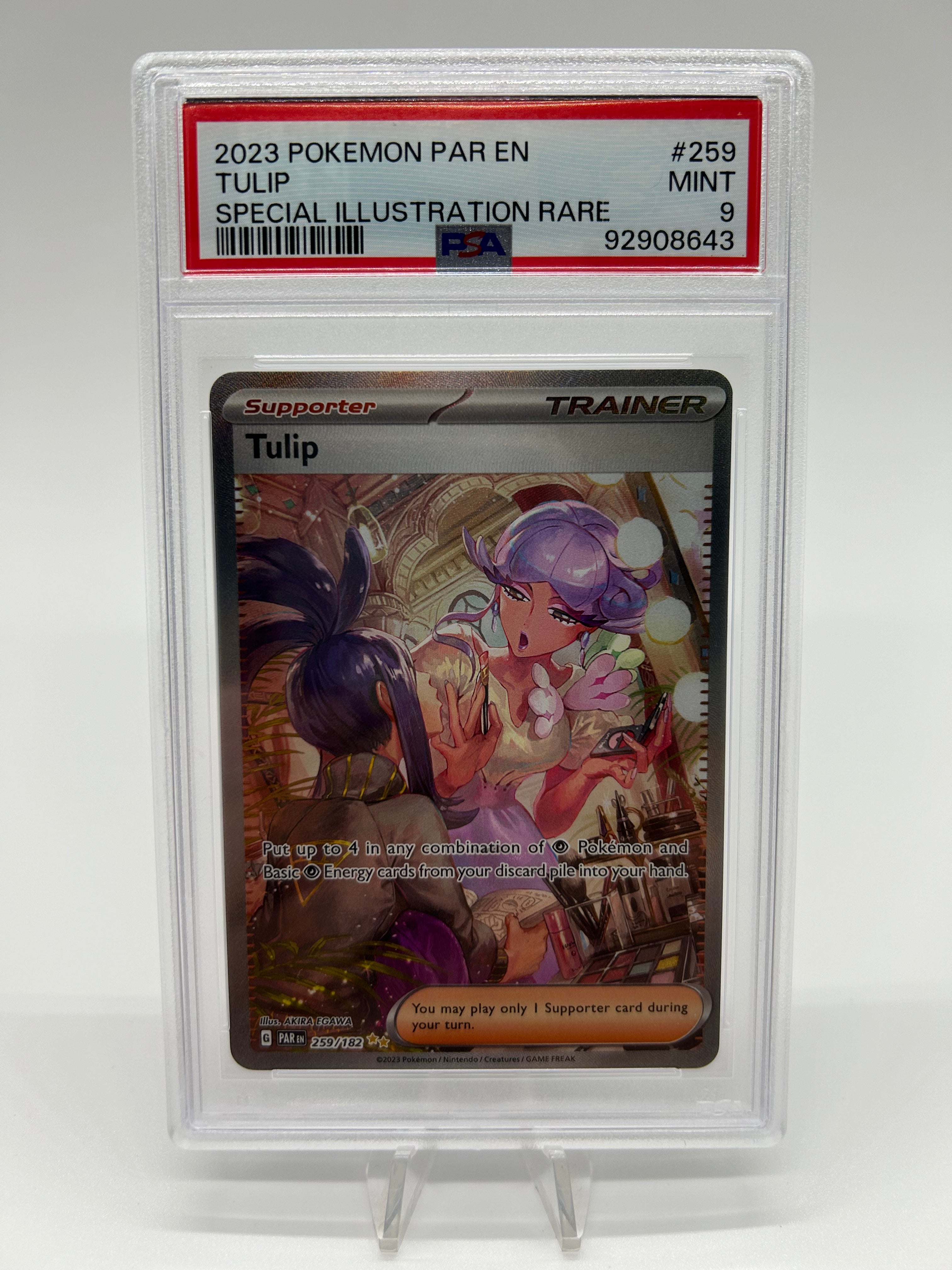 Pokemon TCG- S&V Paradox Rift Tulip Special Illustration Rare 259/182 ...