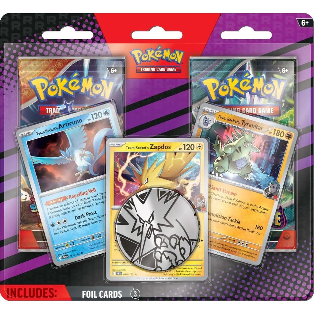 Pokemon TCG - Enhanced 2-Pack Blister Team Rocket's Articuno, Zapdos ...